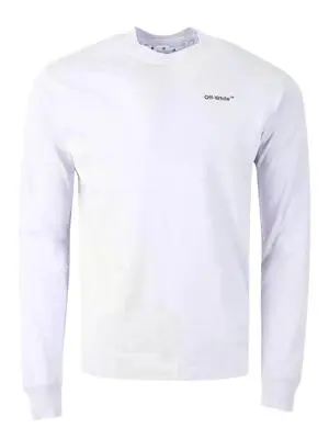 Off-White Caravaggio Arrow Long-sleeves T-shirt - Purple