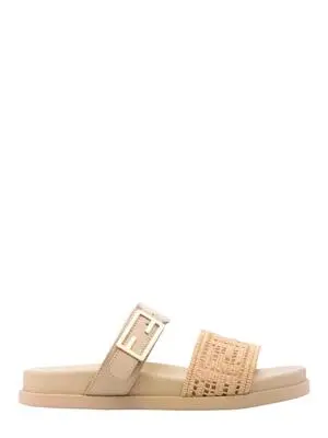 Fendi Feel Sandals - Neutrals