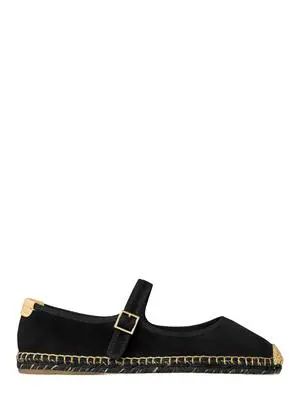 Tory Burch Mary Jane Espadrilles - Black