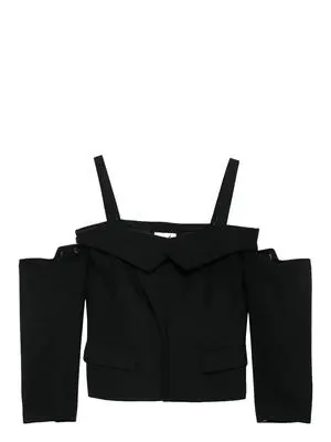 NOIR KEI NINOMIYA Off-Shoulder Top