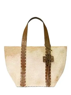 Tory Burch Straw Tote Bag - Neutrals