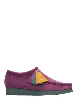 Clarks Wallabee Suede Desert Boots - Purple