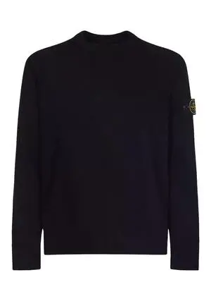 Stone Island Crew Neck Sweater Black
