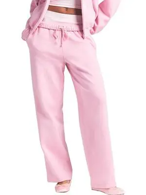 SKIMS Straight Leg Fleece Pants - Halite