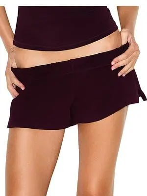 SKIMS Cotton Jersey Shorts - Currant