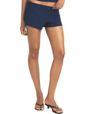 SKIMS Cotton Jersey Shorts - Navy