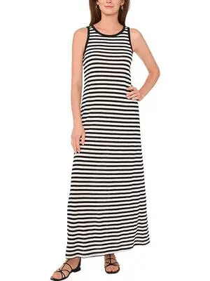 Vince Camuto Maxi Dress With Keyhole Back - New Ivory