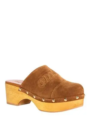 Cinq À Sept Sydney Studded Clogs - Golden Sienna