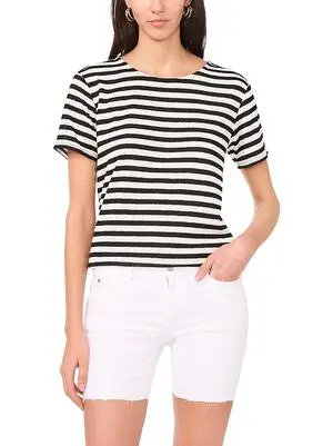 Vince Camuto Short Sleeve Tee - New Ivory