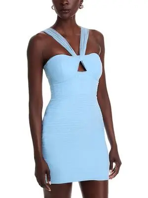 Bcbgmaxazria Tulle Mini Dress - Skyway