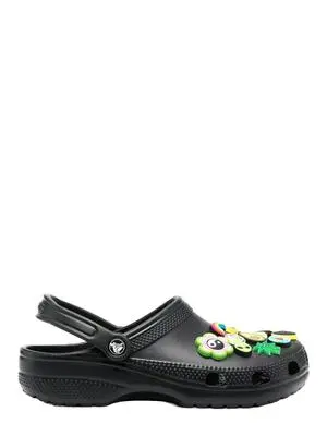 CROCS Hippie Freak Slingback Clogs - Black