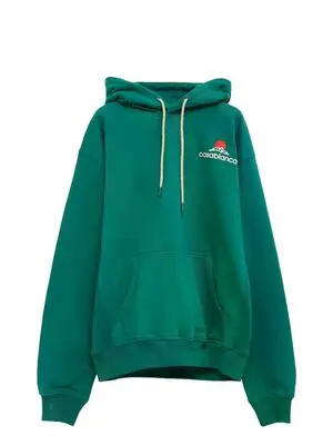 Casablanca Logo-print Hoodie - Green
