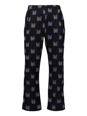 Needles X Kae Tanaka Butterfly-print Track Pants - Black
