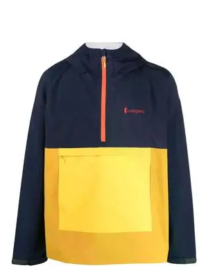 COTOPAXI Colour-block Hooded Windbreaker - Blue
