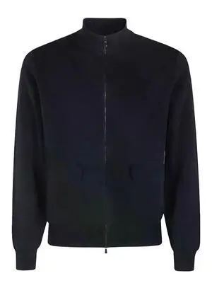 FILIPPO DE LAURENTIIS Zip-up High-neck Jacket - Blue