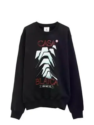 Casablanca Graphic-print Sweatshirt - Black