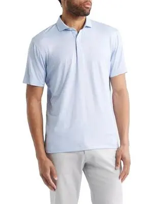 Johnnie-o Marlin Microprint Featherweight Performance Polo - Verbena