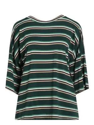SHIRTAPORTER Striped Jersey T-Shirt Green