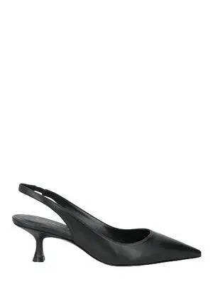 STUART WEITZMAN Leather Slingback Pumps - Black