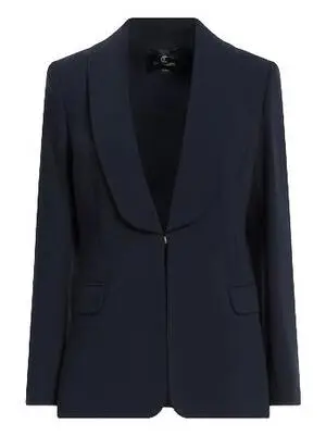CRISTINAEFFE Crepe Single-breasted Blazer - Blue
