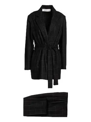 SHIRTAPORTER Suit With Checked Pattern - Black
