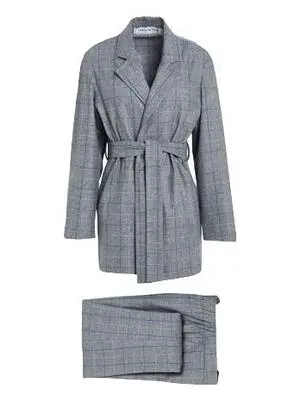 SHIRTAPORTER Suit With Checked Pattern - Grey