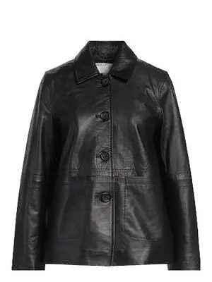 MUUBAA Lambskin Leather Jacket - Black