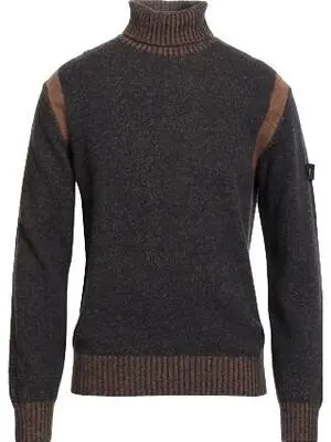 Peuterey Turtleneck In Wool And Polyamide - Blue