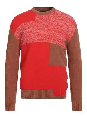 DANIELE FIESOLI Crewneck Knitted Sweater - Red