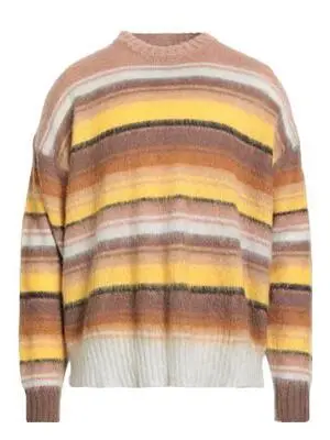 ROBERTO COLLINA Multicolor Striped Sweater - Pink