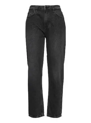 Guess Straight-leg Jeans With Appliqués - Black