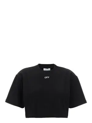 Off-White Off Stamp' T-shirt - Black