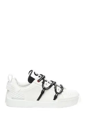 Dolce & Gabbana Dolce & Gabbana Calfskin Sneakers White, Black