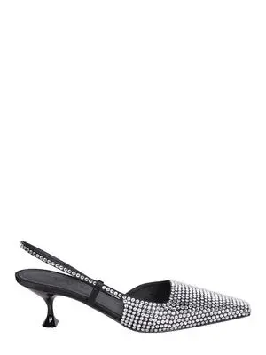 3JUIN Slingback Heel - Black