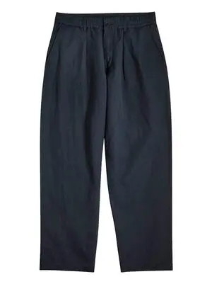 Universal Works Oxford Linen-blend Trousers - Navy
