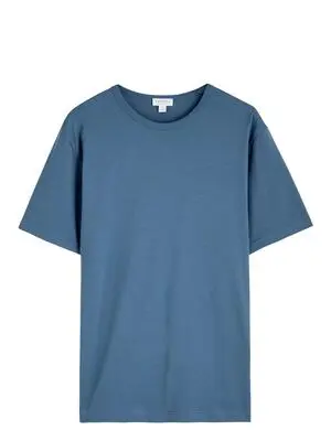 Sunspel Cotton T-shirt - Blue