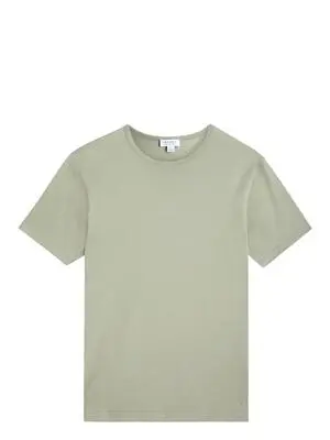 Sunspel Cotton T-shirt - Light Green