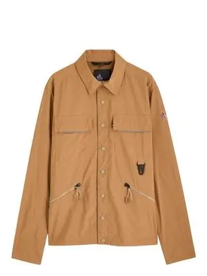 Moncler Zennor Day-namic Shell Overshirt Jacket - Orange