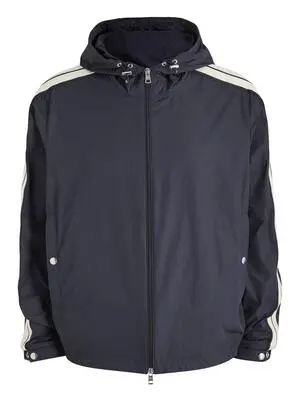Moncler Olan Hooded Shell Jacket - Navy