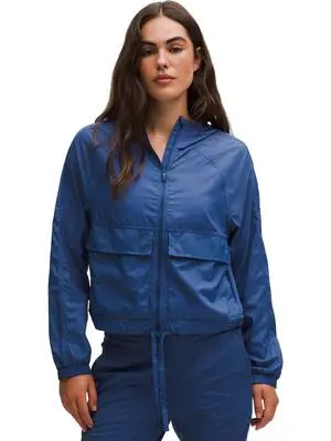 Lululemon Hood-Lite Relaxed-Fit Jacket Blue Twill
