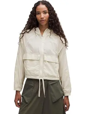 Lululemon Hood-lite Relaxed-fit Jacket - Light Ivory