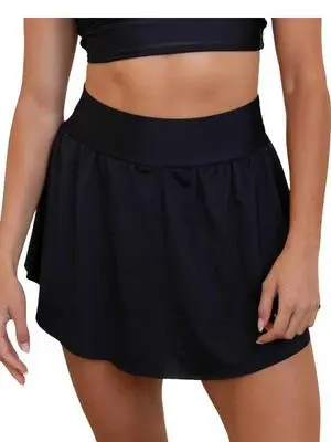 NANI Sea Spray Swim Skirt - Black
