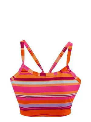 NANI Scoop Neck Striped Swim Top - Sunset Stripe