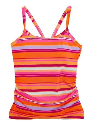 NANI Scoop Neck Tankini - Sunset Stripe