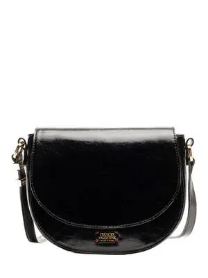 FRANCES VALENTINE Mini Ellen Leather Crossbody Bag Black