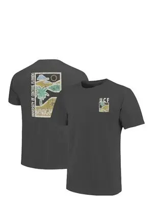 IMAGE ONE Ucf Knights Comfort Colors Minimal Vista Distressed Graphics T-shirt - Graphite