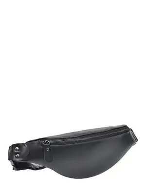 STEEL HORSE LEATHER Sigrid Smooth Leather Fanny Pack - Black