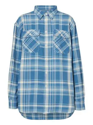 Polo Ralph Lauren Plaid Cotton Twill Shirt - Blue