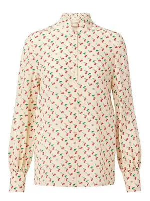 Valentino Garavani Cady Couture Printed Silk Blouse - Multicoloured