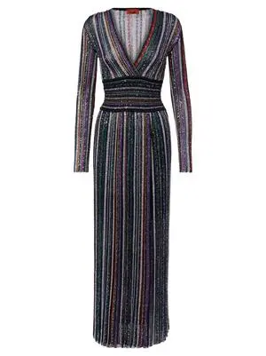 Missoni Sequined Striped Gown - Multicoloured